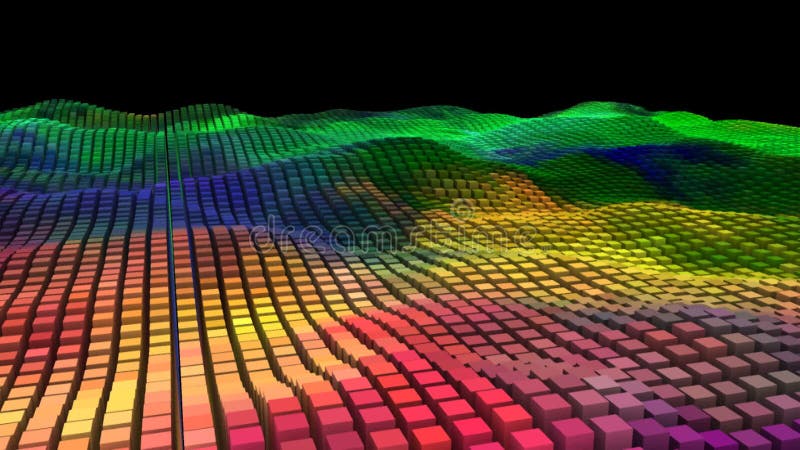 Colorful Animated Motion Graphic Background with Lines Stock Footage ...