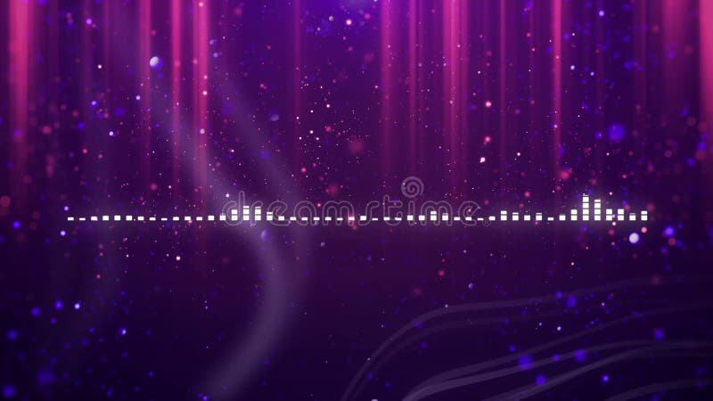 Colorful Animation of Audio Visualizer. Waveform Audio 4k Resolution V1 ...
