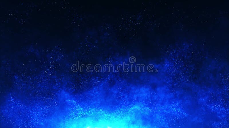 Colorful Animation of Bright Particles Flying Upwards. Dynamic ...