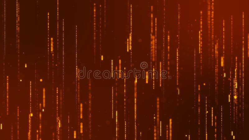 Colorful Animation of Bright Particles Flying Vertically. Dynamic ...