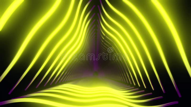 Colorful Animation Loop with Glowing Lights Background 3D Stock Footage ...