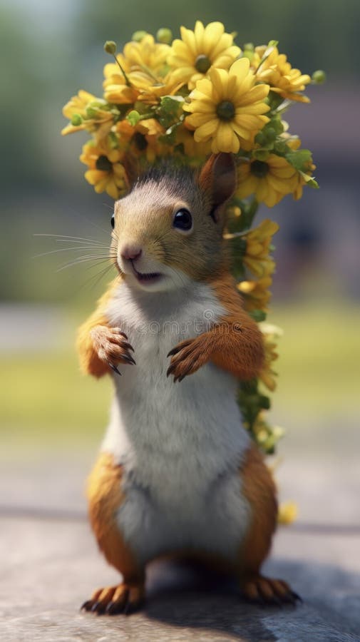 Squirrel Crown Stock Illustrations – 184 Squirrel Crown Stock ...