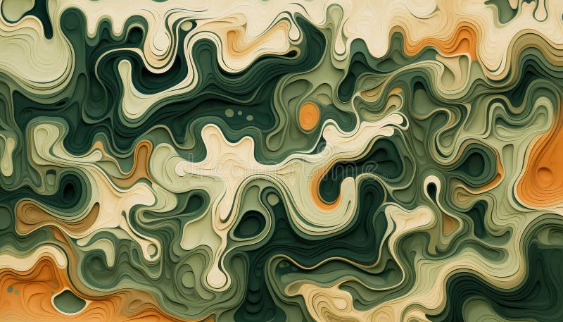 Colorful Anomaly Abstract Background. Marble Texture. Psychedelic ...