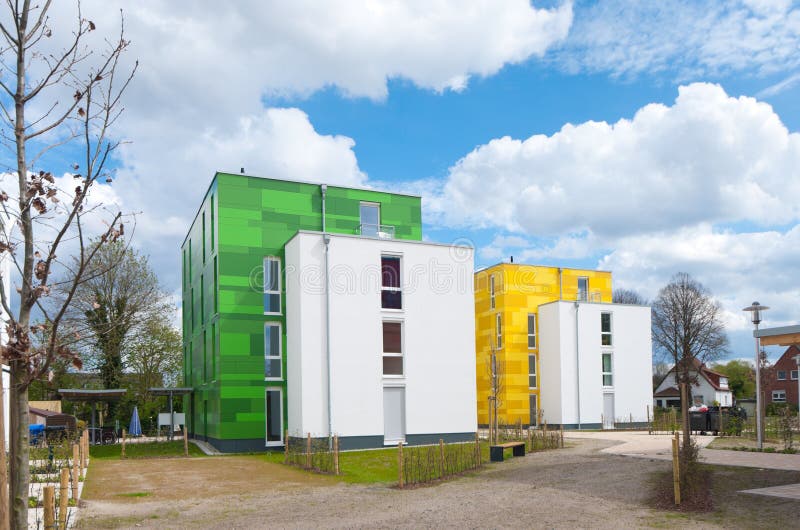 Colorful Facade of the School of Arts Stock Image - Image of building ...