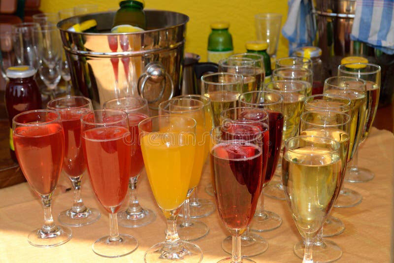 Colorful Aperitifs - Close-up Stock Image - Image of alcohol, refresher ...