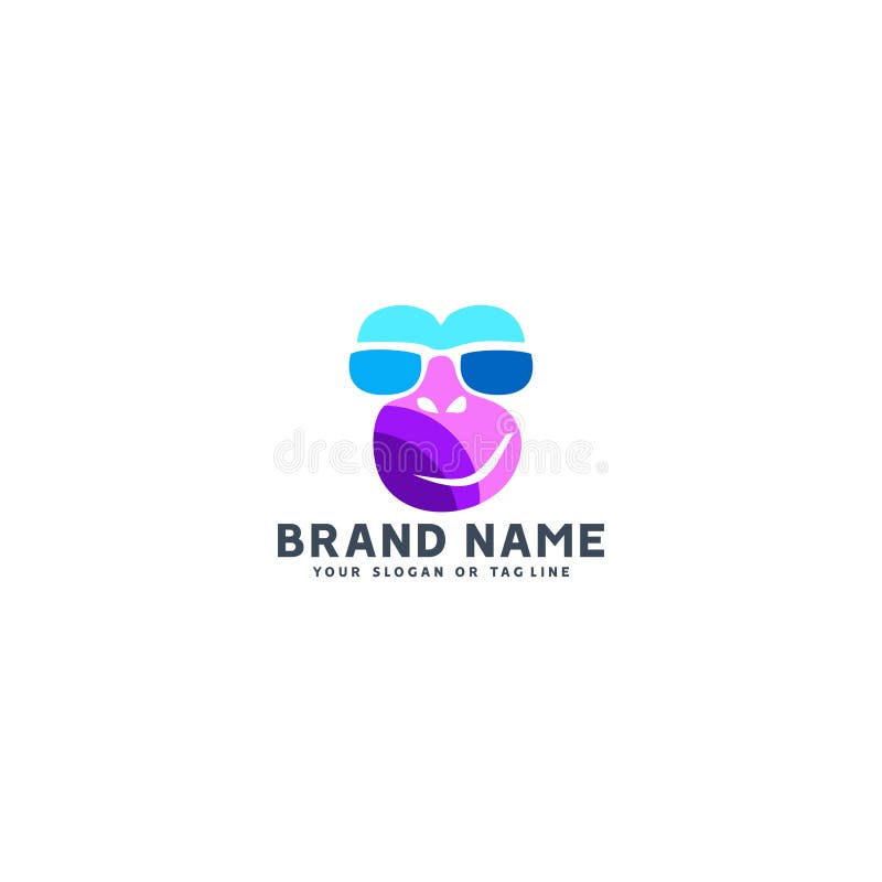 Colorful Apes Logo Design Vector Stock Vector - Illustration of ... Colorful Apes Logo Design Vector Stock Vector - Illustration of ...