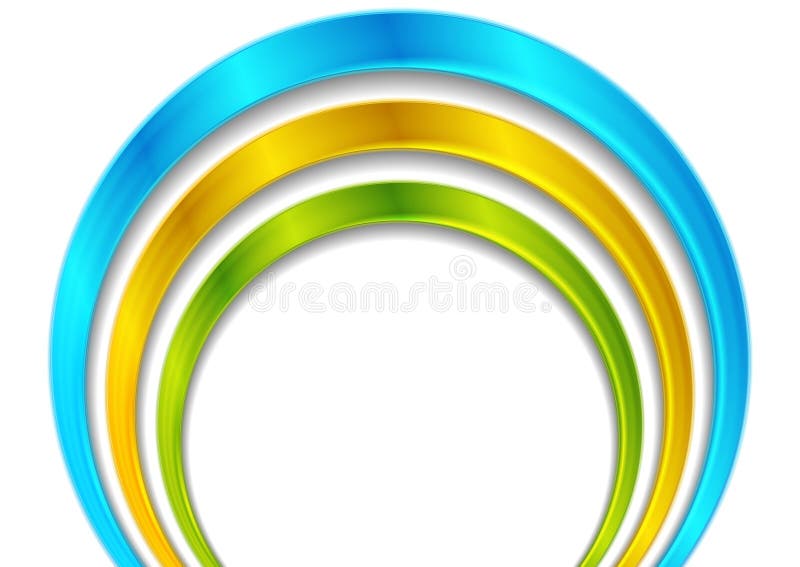 Colorful Arches Frame Abstract Concept Geometric Background Stock ...