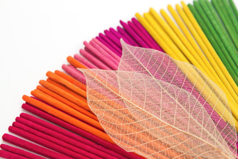 Colorful Aroma Incense Sticks for Spa Treatment Stock Image - Image of ...