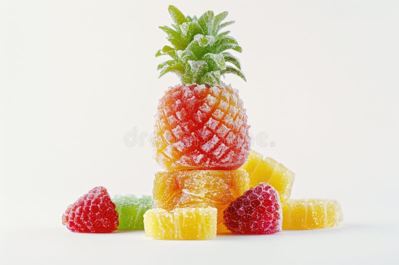 A Colorful Arrangement of Fruit Stacked on Top of Each Other Stock ...