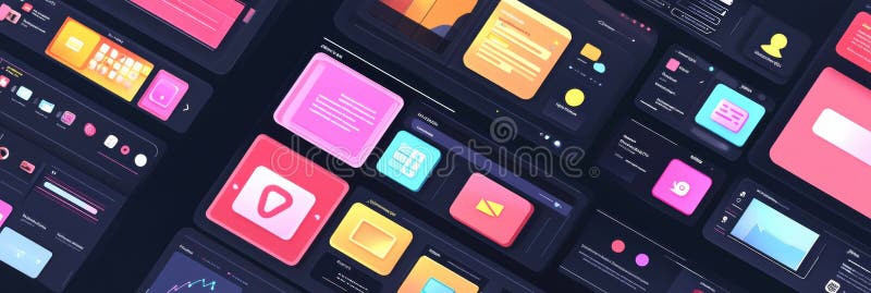 A Colorful Arrangement of Social Media App Interfaces Displays Diverse ...