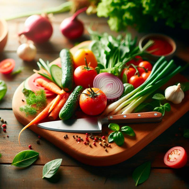 Colorful Array of Freshly Harvested Garden Vegetables Stock ...