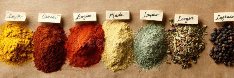 Discovering Latin American Spices with Labels on a Neutral Background ...