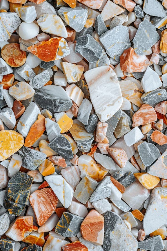 Colorful Array of Marble Chips Background Stock Image - Image of ...