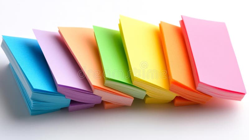 A Colorful Array of Rainbow Sticky Notes for Organization and Planning ... A Colorful Array of Rainbow Sticky Notes for Organization and Planning ...