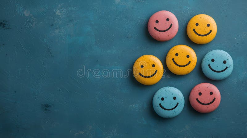 A Colorful Array of Smiley Face Icons Representing Customer ...