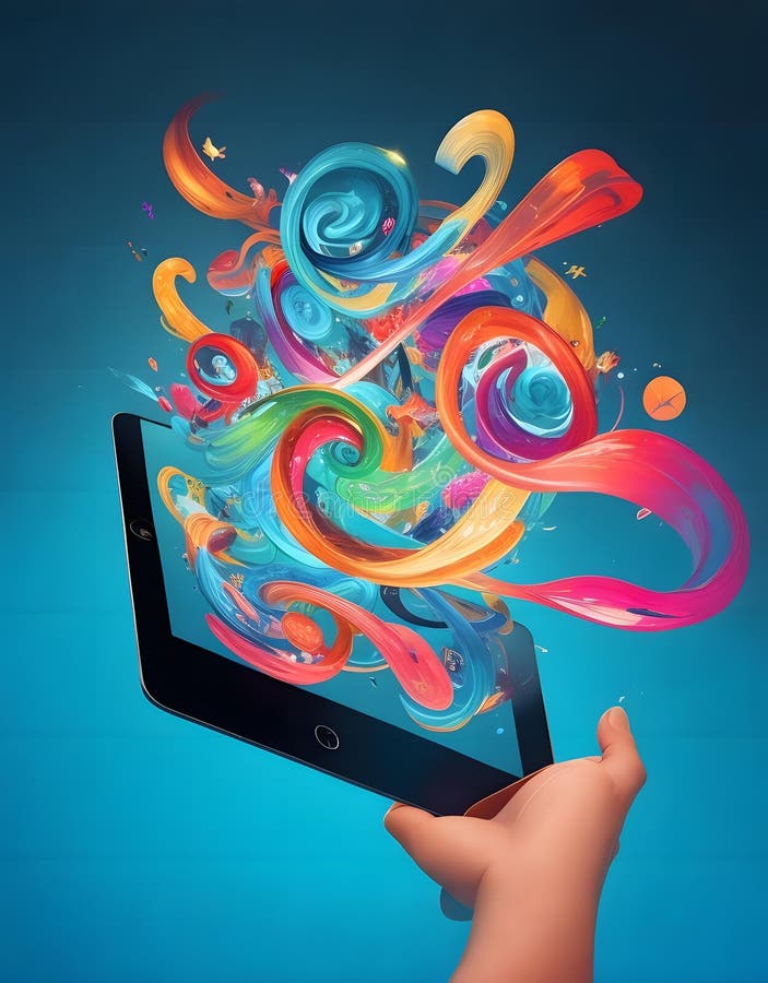 Social Media Icons on Ipad Screen Editorial Photo - Image of ipad, blue ...