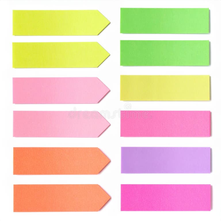 Sticky Note Arrow Stock Illustrations – 1,086 Sticky Note Arrow Stock ...