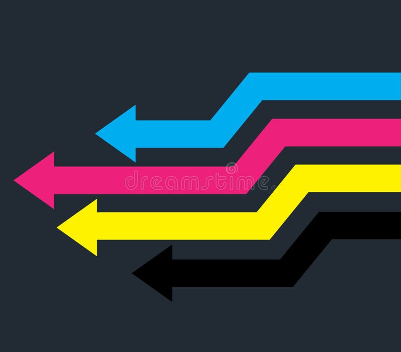 Colorful Arrows stock vector. Illustration of creative - 82255290