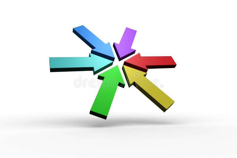 Arrows Forming Circle Stock Illustrations – 103 Arrows Forming Circle ...