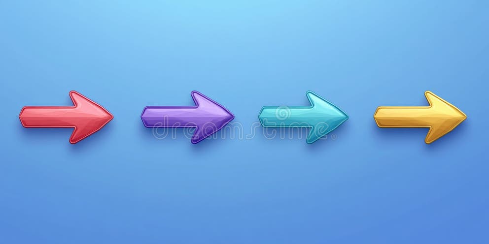 Colorful Arrows stock image. Image of abstract, direction - 361818875