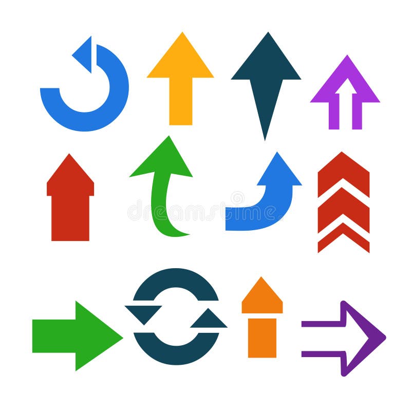 Colorful Arrows Stock Illustrations – 31,798 Colorful Arrows Stock ...