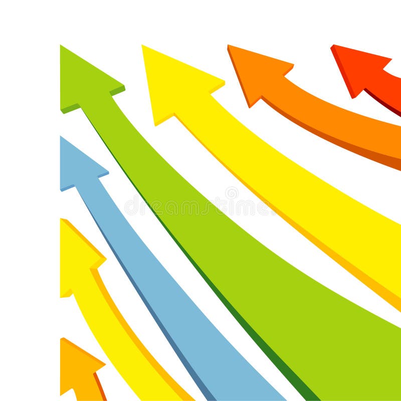 Arrows pointing right stock illustration. Illustration of arrows - 14115399