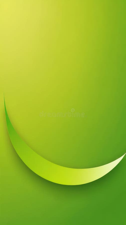 Colorful Art from Crescent Shapes and Lime Stock Photo - Image of ...