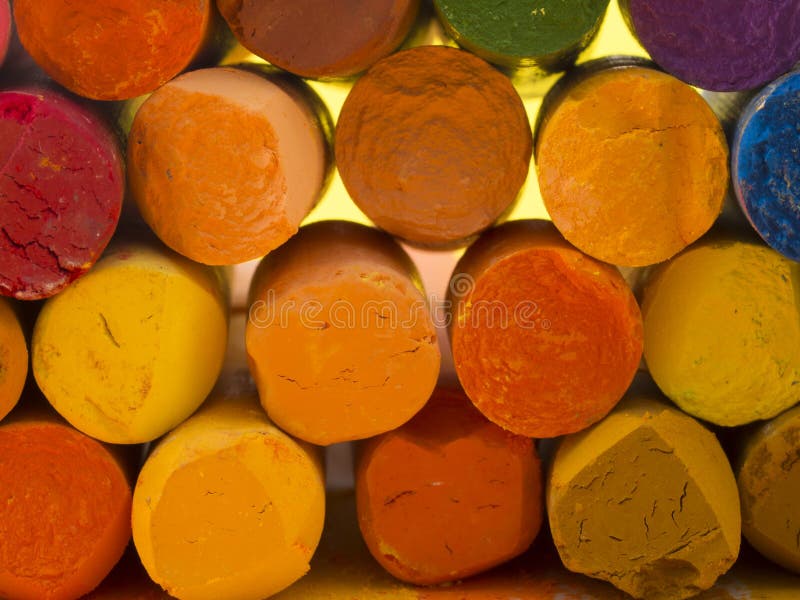 Colorful artistic crayons stock image. Image of draw - 105535057
