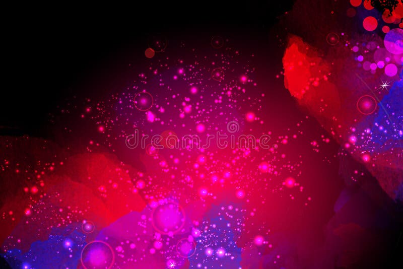 Colorful Artistic Creative Space Background Stock Illustration ...