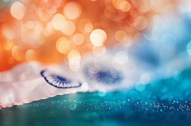 Colorful Artistic Representation of the Indian Flag with Splash Effects ...