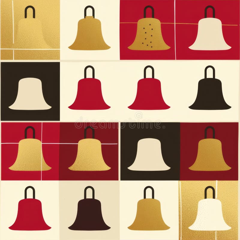Colorful Assortment of Bell Icons in Flat Design Style Stock Image ...