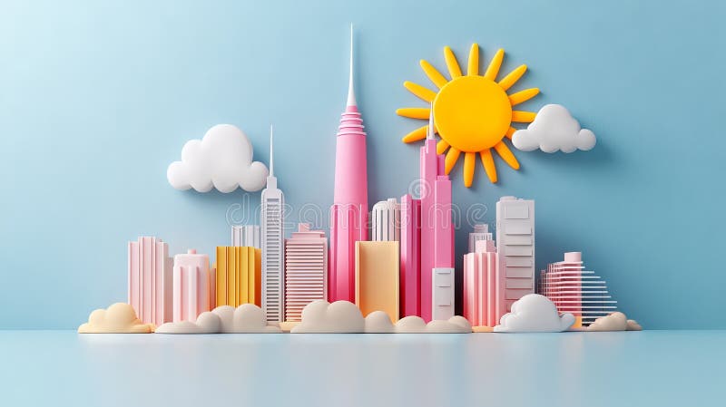 A Colorful Assortment of 3D Shapes and a Heart Compose a Delightful ...