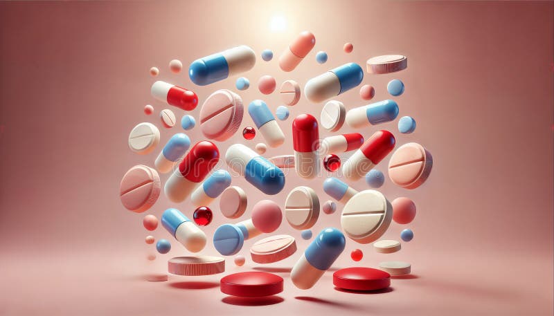 Floating Tablets Stock Illustrations – 107 Floating Tablets Stock ...