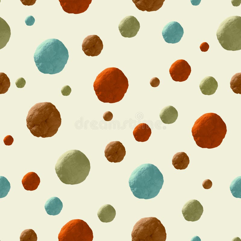 Colorful Asteroids on a Light Background 3d Rendering Stock ...