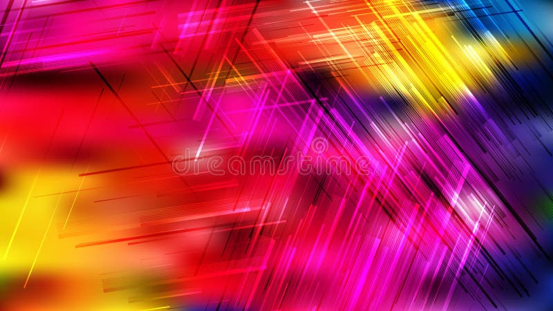 Colorful Asymmetric Irregular Lines Background Vector Illustration ...