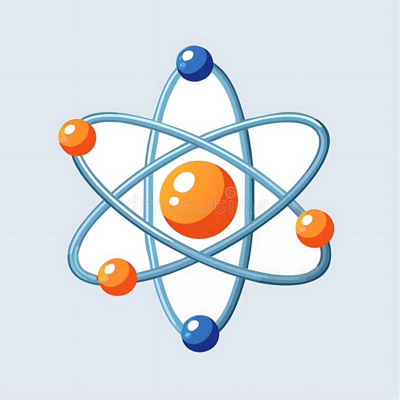 Basic Atom Model Stock Illustrations – 651 Basic Atom Model Stock ...
