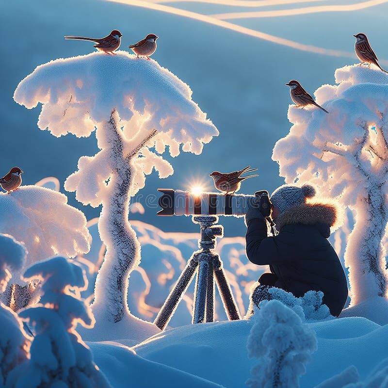 Colorful and Attractive Winter Activities for Enjoy Stock Illustration ...