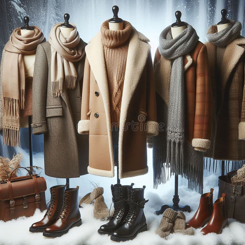 Colorful and Attractive Winter Activities for Enjoy Stock Illustration ...