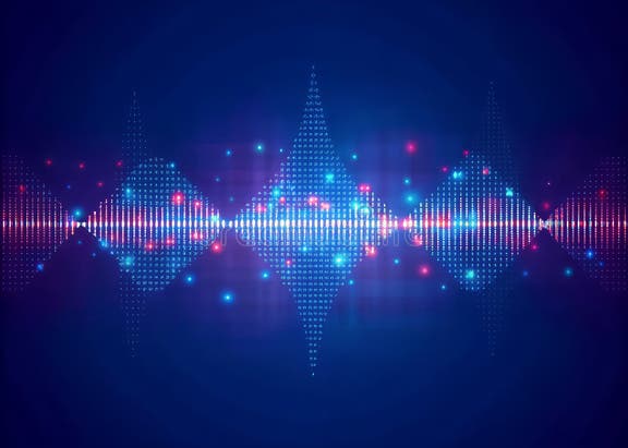 Colorful Audio Waveform Spectrum Visualization – Sound Equalizer ...