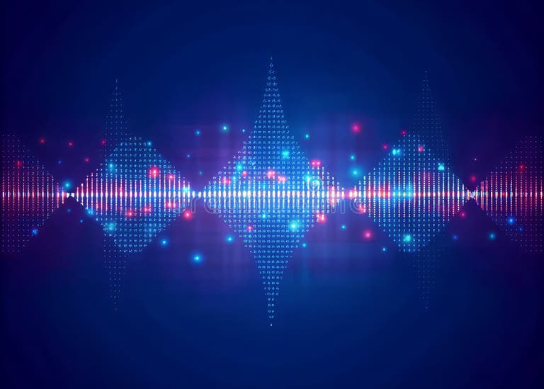 Colorful Audio Waveform Spectrum Visualization – Sound Equalizer ...