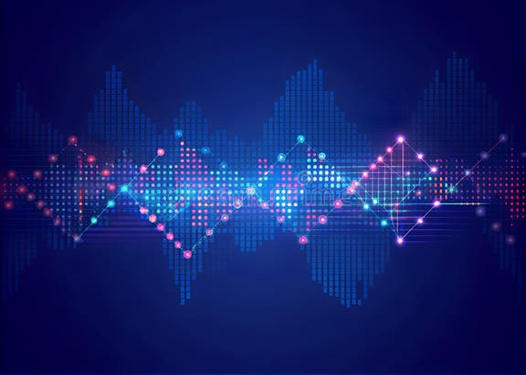 Colorful Audio Waveform Spectrum Visualization – Sound Equalizer ...