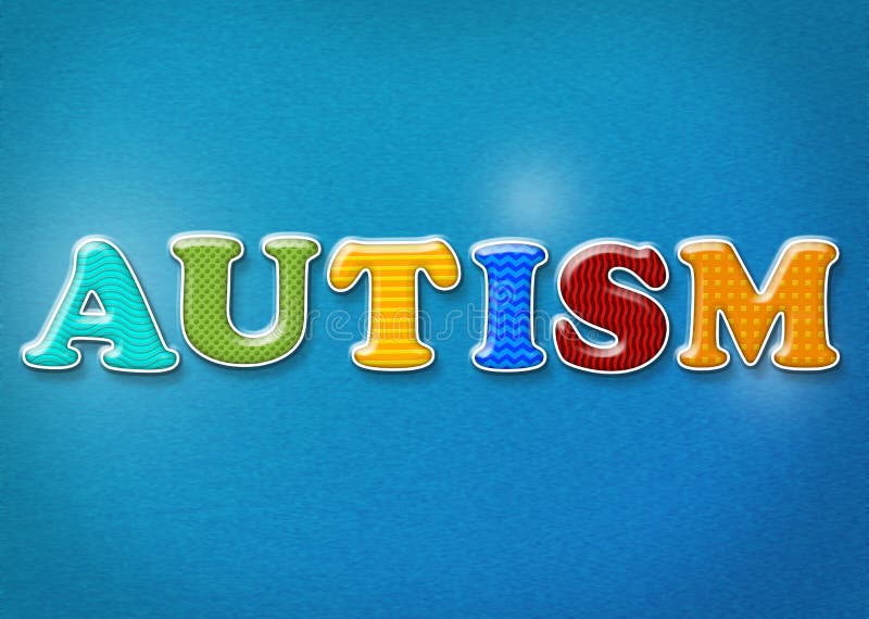 Colorful Autism Theme stock photo. Image of background - 51529384