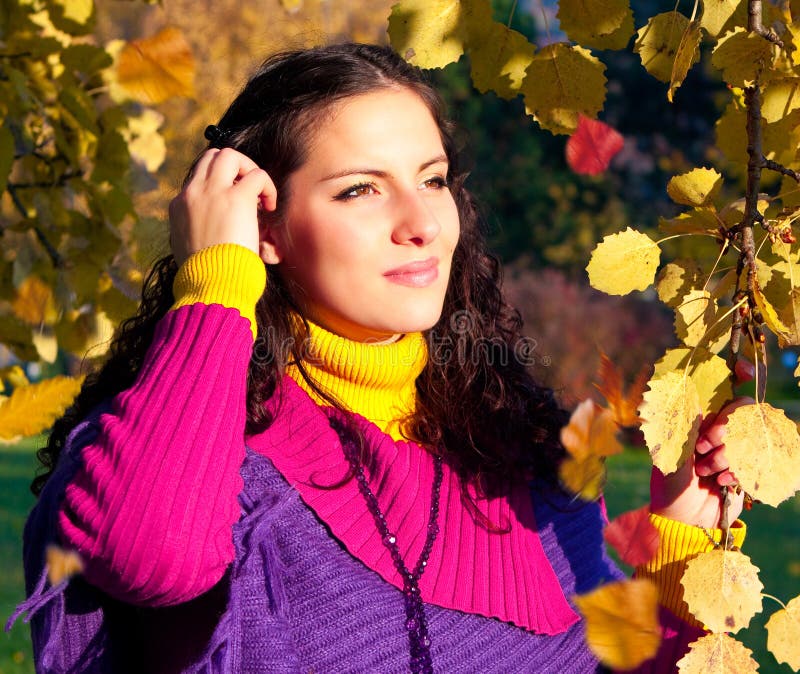 Active autumn 02 stock image. Image of jaunty, fall, carefree - 15484979