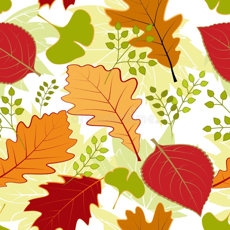 Autumn Leaves Fall stock vector. Illustration of color - 2355230