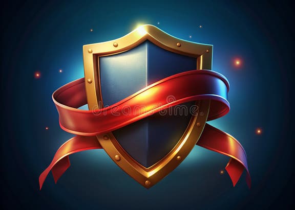 Colorful Award Shield UI Element for Games Customizable and Versatile ...