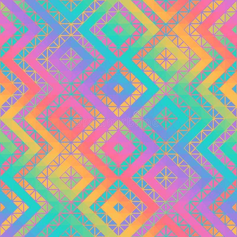 Colorful Aztec Fabric, Wallpaper and Home Decor. Abstract Seamless ...
