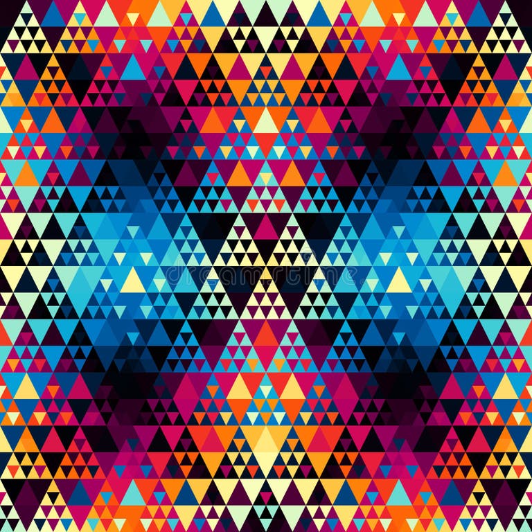 Colorful Aztec Fabric, Wallpaper and Home Decor. Stock Photo - Image of ...