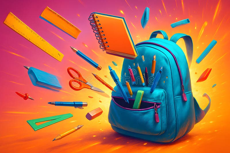 Stationeryexplosion Stock Illustrations – 3 Stationeryexplosion Stock ...