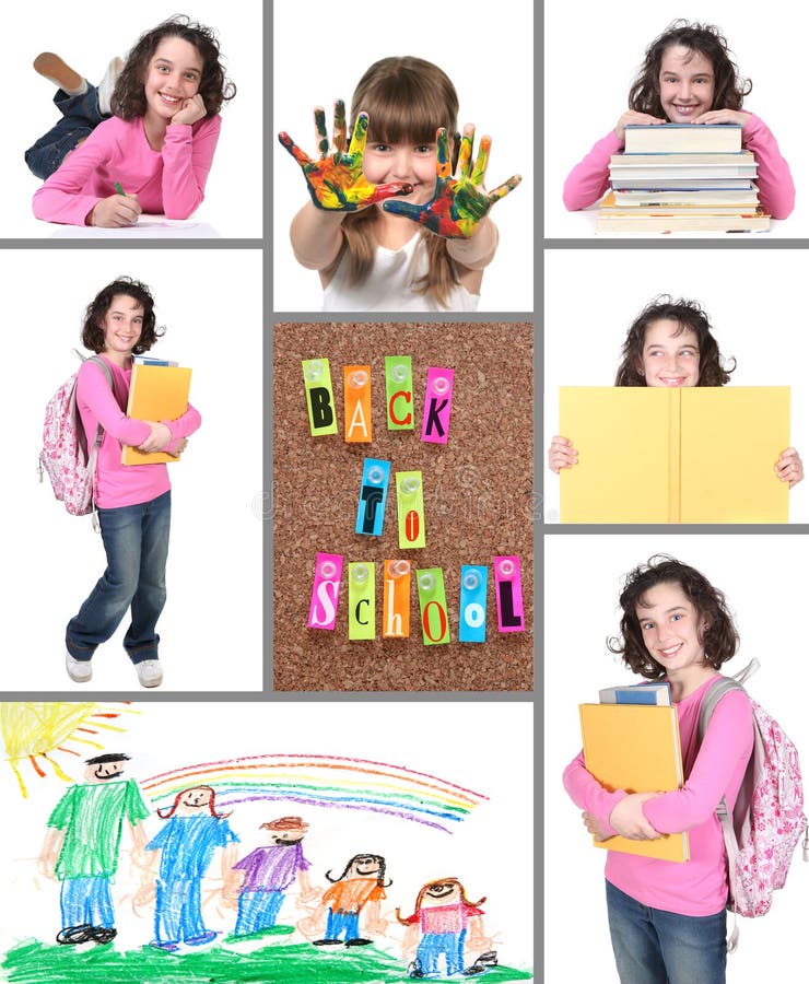 School collage stock photo. Image of elementary, letters - 29045174