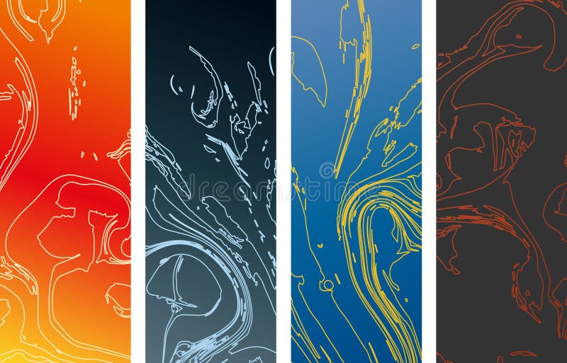 Colorful Background with an Abstract Pattern of Arbitrary Lines Stock ...